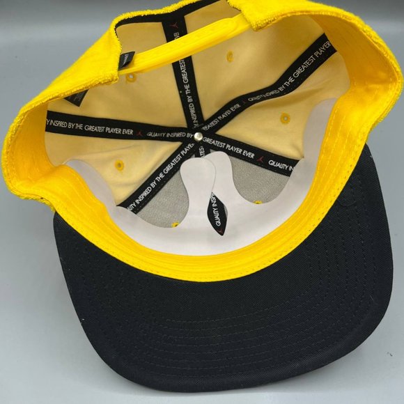 Jordan | Accessories | Air Jordan Hat Men Yellow Black Jumpman Pro ...